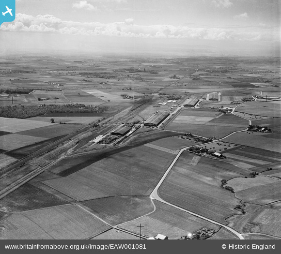 eaw001081 ENGLAND (1946). An unidentified depot located between ...