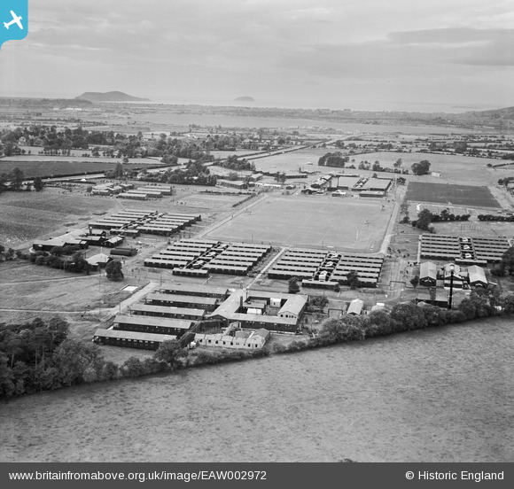 EAW002972 ENGLAND (1946). RAF Locking and environs, Locking, from the ...
