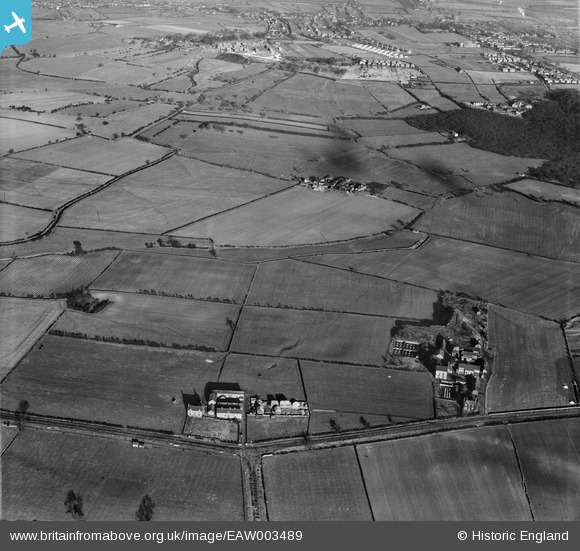 EAW003489 ENGLAND (1947). Warren House Farm, Warren House Colliery and ...