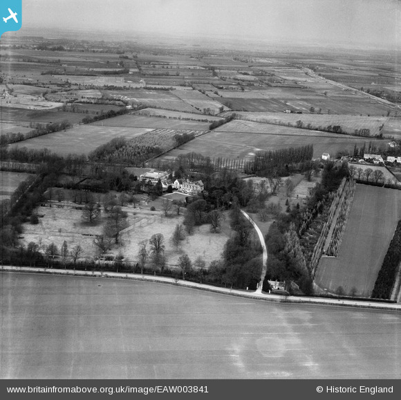 EAW003841 ENGLAND (1947). Anglesey Abbey, Lode, from the south-west ...