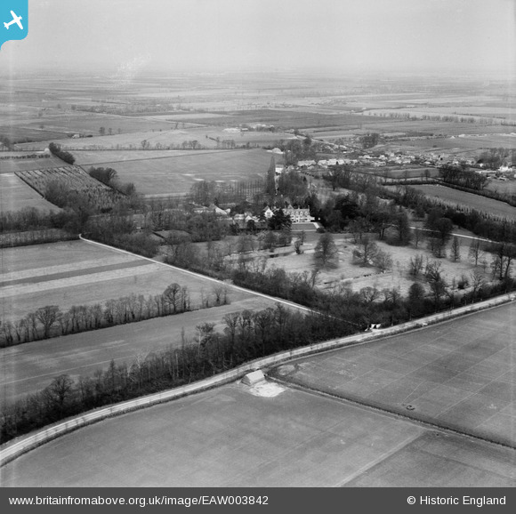 EAW003842 ENGLAND (1947). Anglesey Abbey and environs, Lode, from the ...