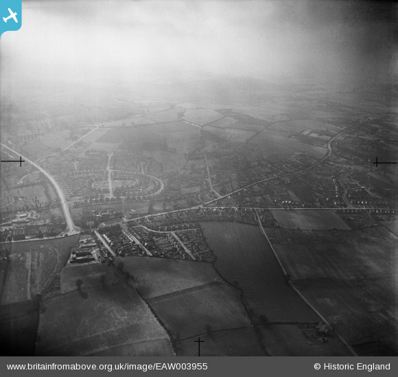 EAW003955 ENGLAND (1947). Botley and the Southern Slope Estate, Botley ...