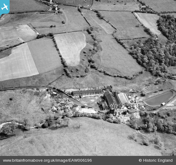 EAW006196 ENGLAND (1947). Chisworth Bleach Works, Charlesworth, 1947 ...