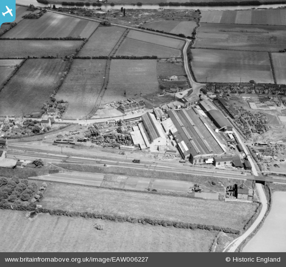EAW006227 ENGLAND (1947). Newells Engineering Works, Misterton, 1947 ...