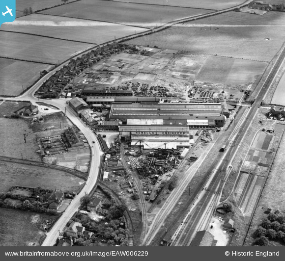EAW006229 ENGLAND (1947). Newells Engineering Works, Misterton, 1947 ...