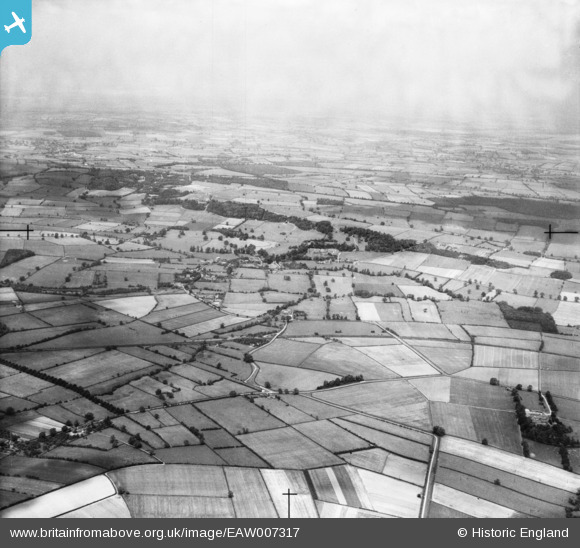 eaw007317 ENGLAND (1947). Countryside around Edingley Beck and ...