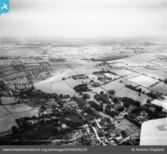 eaw008209 ENGLAND (1947). Fox Hill and environs, Burton Joyce, from the ...