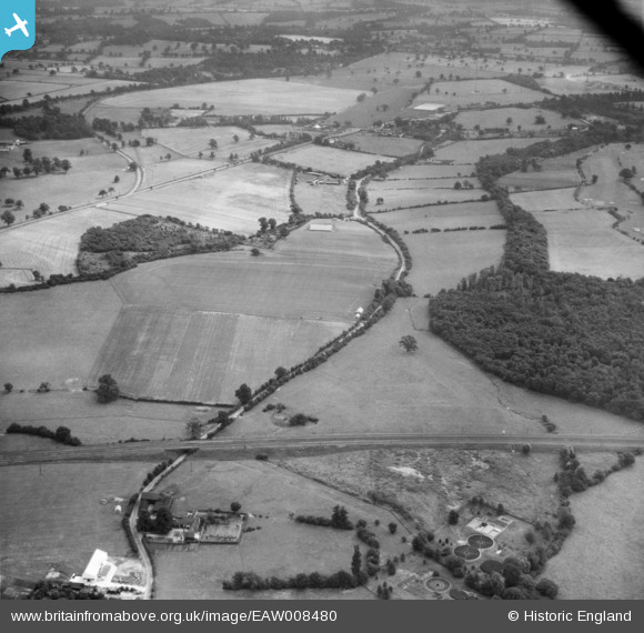 eaw008480 ENGLAND (1947). Skimpans Bridge and Bulls Lane, Welham Green ...