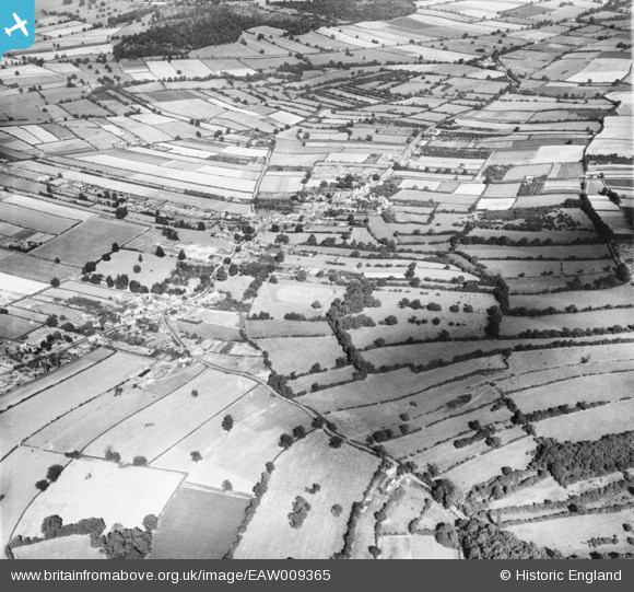 EAW009365 ENGLAND (1947). The village, Calverton, from the west, 1947 ...