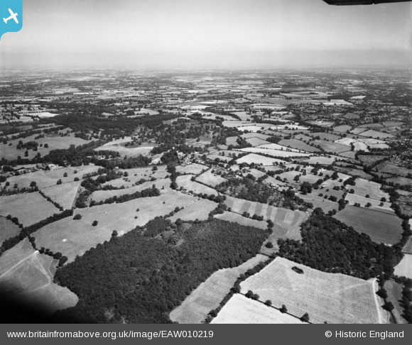 EAW010219 ENGLAND (1947). Weald Park, South Weald, from the south-west ...