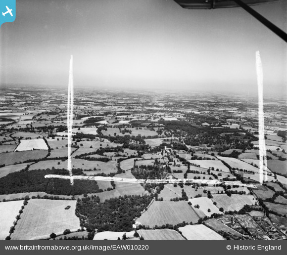 EAW010220 ENGLAND (1947). Weald Park, South Weald, from the south, 1947 ...