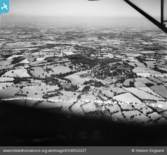 EAW010227 ENGLAND (1947). Weald Park, South Weald, from the south, 1947 ...