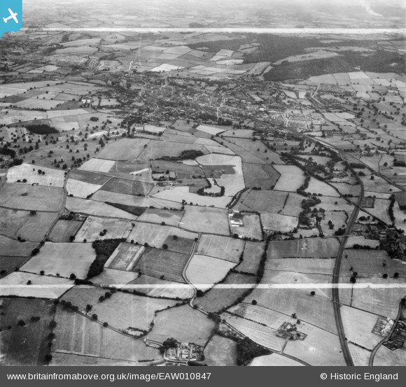 eaw010847 ENGLAND (1947). Wellington and Dothill Park, Shawbirch, from ...