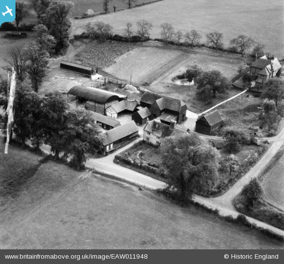 EAW011948 ENGLAND (1947). Swangles Farm, Cold Christmas, 1947. This ...