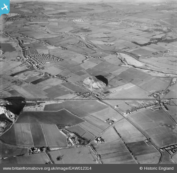 eaw012314 ENGLAND (1947). Collins Green Colliery and environs, Collins ...