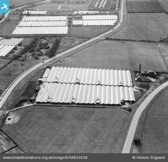 eaw014158 ENGLAND (1948). Turnford Pumping Station and adjacent nursery ...