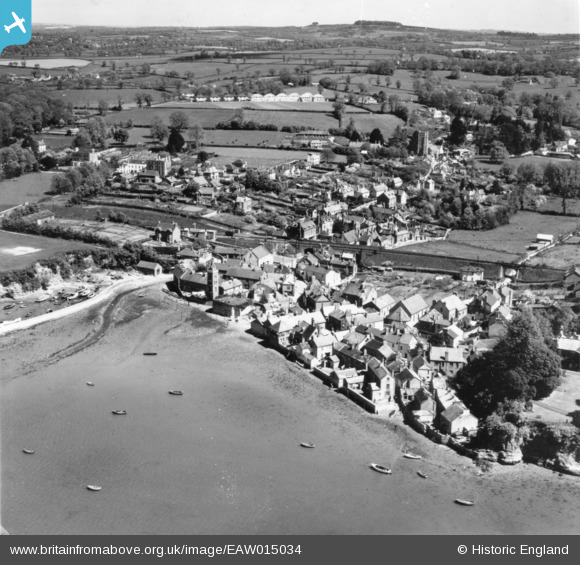 EAW015034 ENGLAND (1948). The village, Lympstone, from the south-west ...
