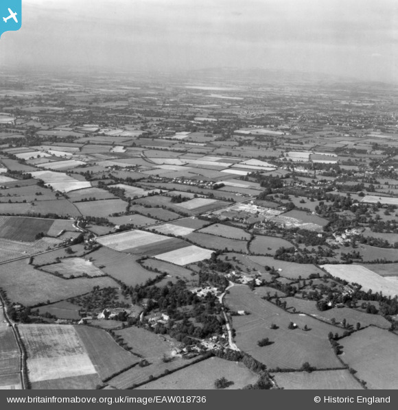 eaw018736 ENGLAND (1948). Bentham, Little Shurdington and environs ...