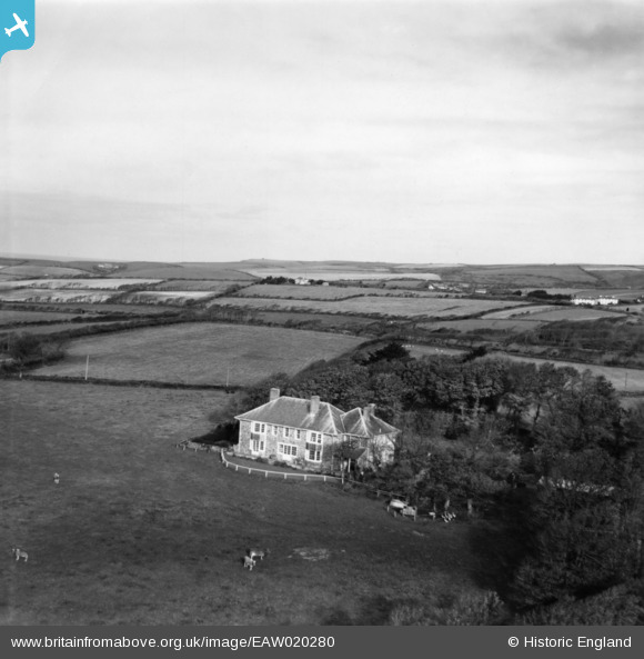 EAW020280 ENGLAND (1948). Paize, Poughill, from the south, 1948. This ...