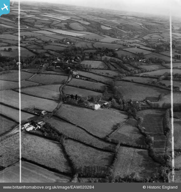 EAW020284 ENGLAND (1948). Paize and surrounding countryside, Poughill ...