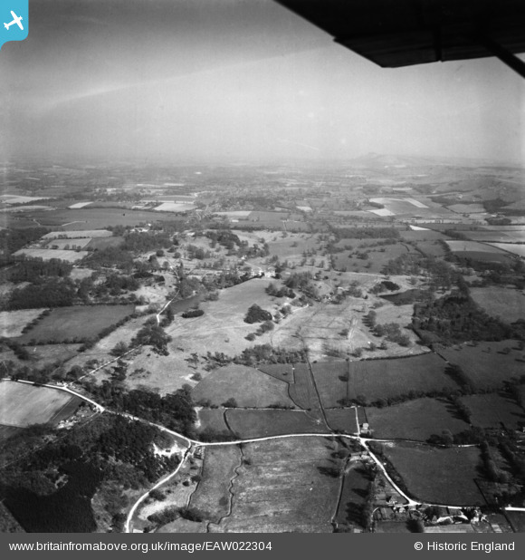 EAW022304 ENGLAND (1949). Parham Park and surrounding countryside ...