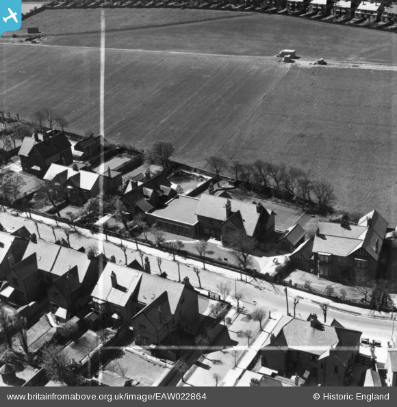 eaw022864 ENGLAND (1949). Monkseaton Grammar School on Holywell Avenue ...