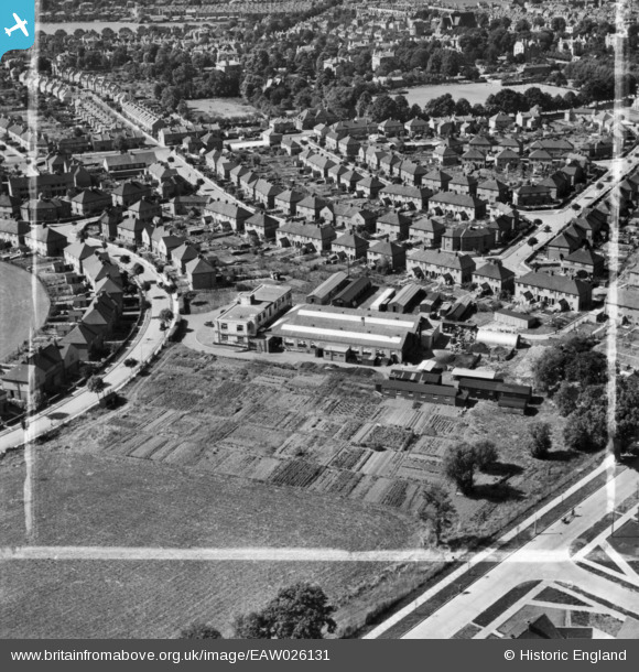 EAW026131 ENGLAND (1949). Whaddon Engineering Works and environs ...