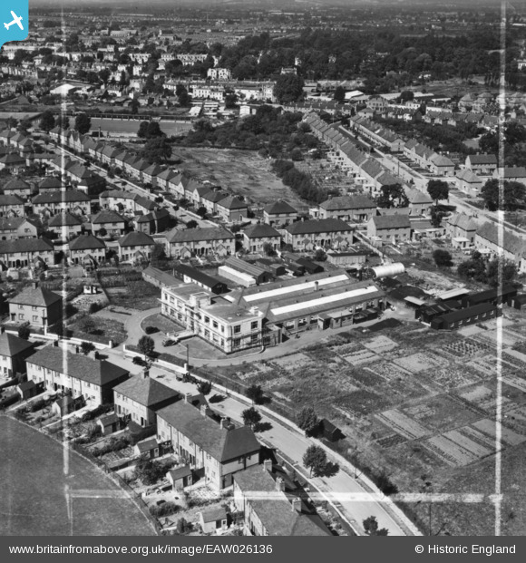 eaw026136 ENGLAND (1949). Whaddon Engineering Works and environs ...