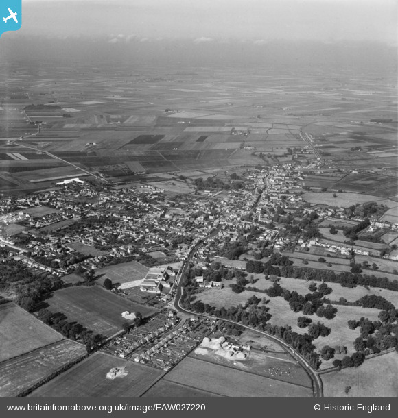 EAW027220 ENGLAND (1949). The town, Chatteris, from the south-east ...