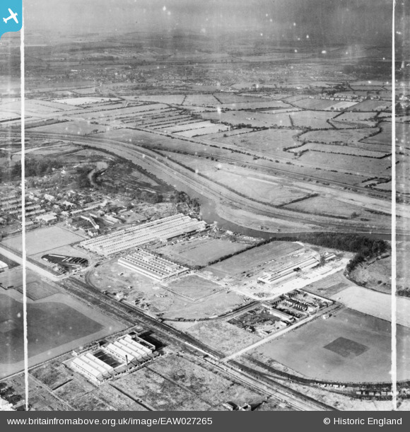 eaw027265 ENGLAND (1949). The International Harvester Factory on ...