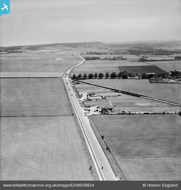 eaw028824 ENGLAND (1950). The Ashford/Maidstone Road (A20), Lenham ...