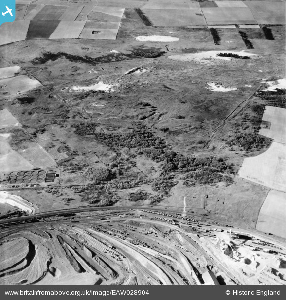 eaw028904 ENGLAND (1950). Risby Warren, Dragonby, 1950 | Britain From Above