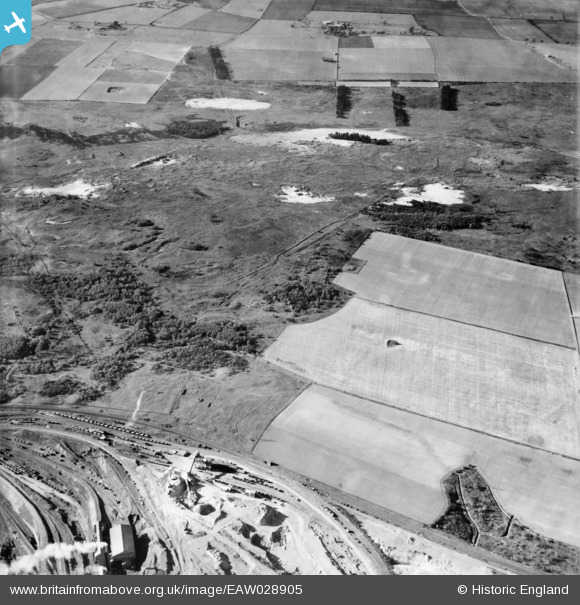 EAW028905 ENGLAND (1950). Risby Warren and Stoke Nook Plantation ...