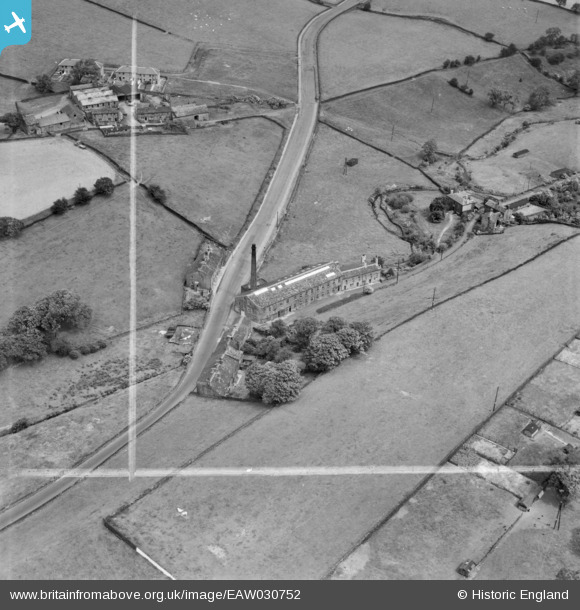 EAW030752 ENGLAND (1950). Woodfield Mill, Cullingworth, 1950. This ...