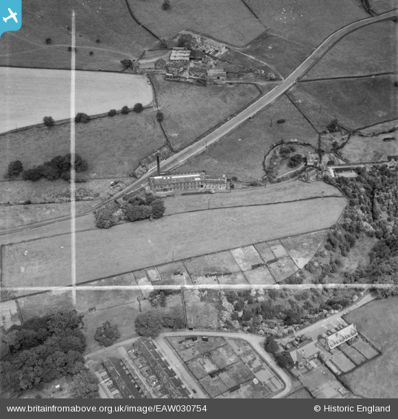 eaw030754 ENGLAND (1950). Woodfield Mill, Cullingworth, 1950. This ...
