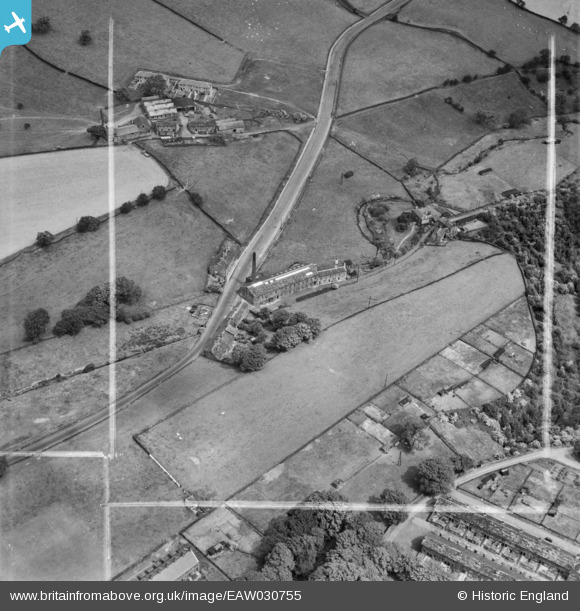 eaw030755 ENGLAND (1950). Woodfield Mill, Cullingworth, 1950. This ...