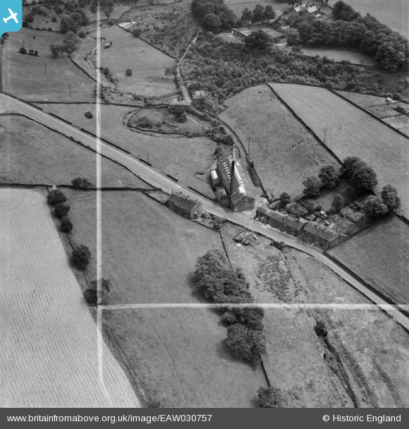 EAW030757 ENGLAND (1950). Woodfield Mill and Bingley Road, Cullingworth ...