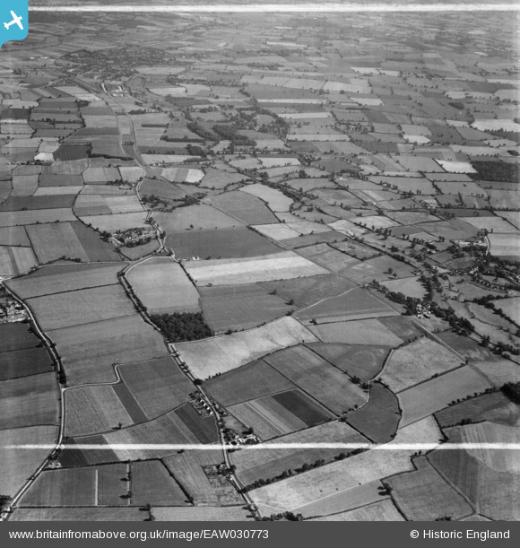 EAW030773 ENGLAND (1950). Cressing Temple and the surrounding ...