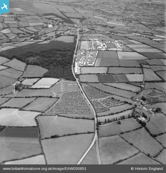 eaw030851 ENGLAND (1950). Holmbush Plantation and the Royal Cornwall ...
