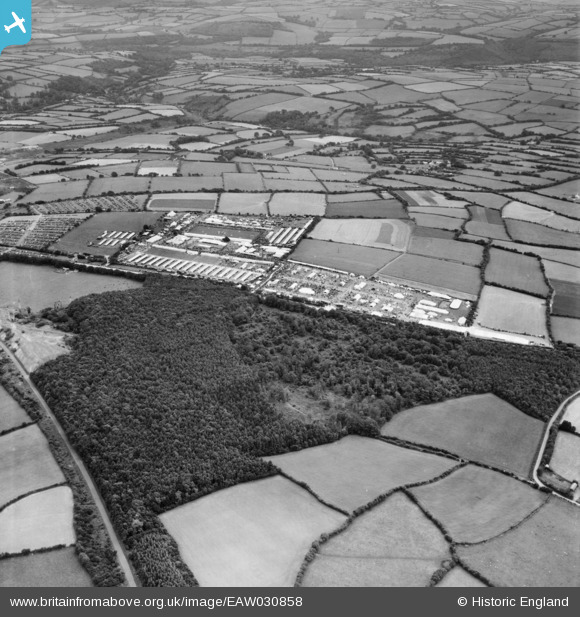 EAW030858 ENGLAND (1950). Holmbush Plantation and the Royal Cornwall ...