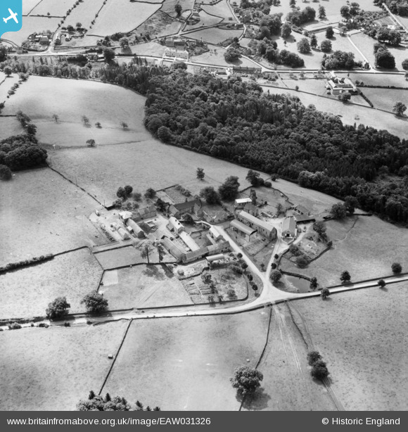 EAW031326 ENGLAND (1950). The village, Dethick, 1950 | Britain From Above