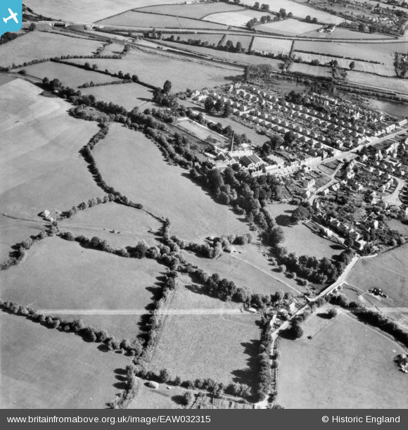 EAW032315 ENGLAND (1950). The Wolvercote Paper Mill and environs ...