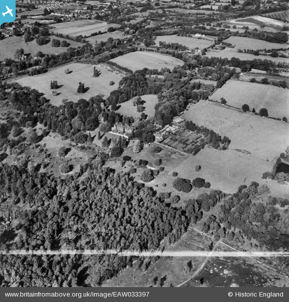 EAW033397 ENGLAND (1950). Enton Hall Health Hydro and surrounding ...