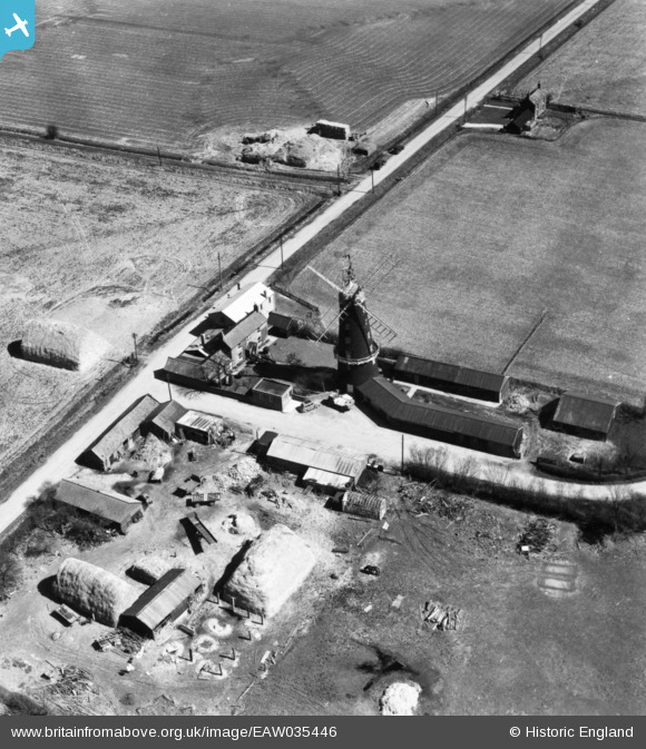 EAW035446 ENGLAND (1951). Addlethorpe Mill, Addlethorpe, 1951. This ...