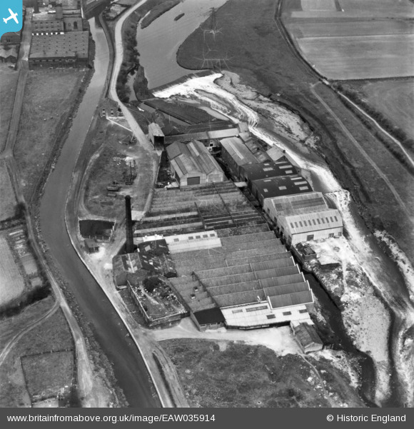 EAW035914 ENGLAND (1951). Waterside Mill, Bury, 1951. This image has ...