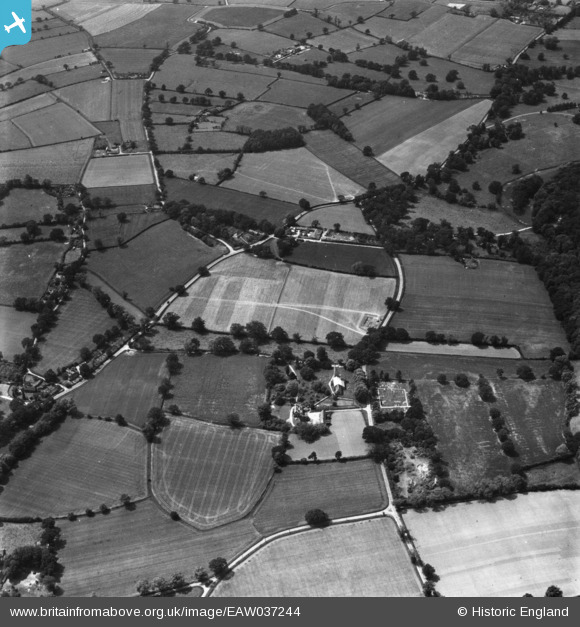EAW037244 ENGLAND (1951). St Mary's Church, Hall Farm and surrounding ...