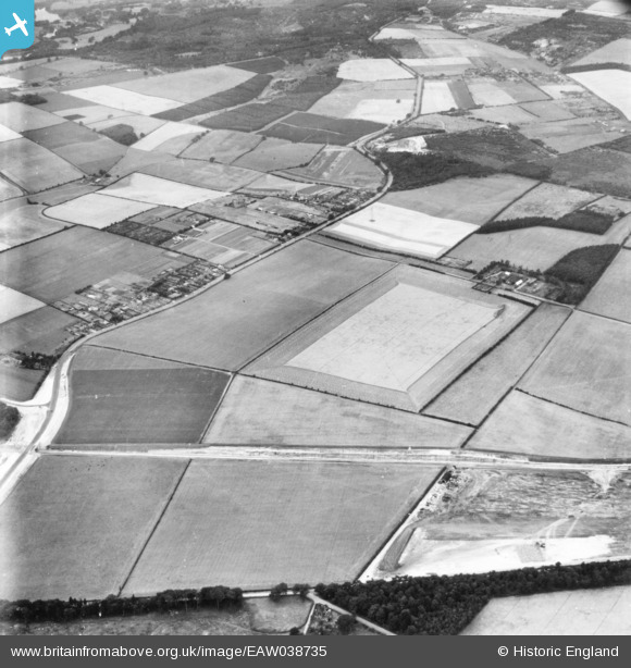 EAW038735 ENGLAND (1951). Papplewick Forest Farm and environs ...
