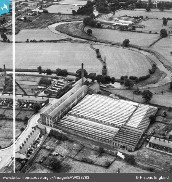 eaw038783 ENGLAND (1951). Lower Clough Mill, Barrowford, 1951. This ...