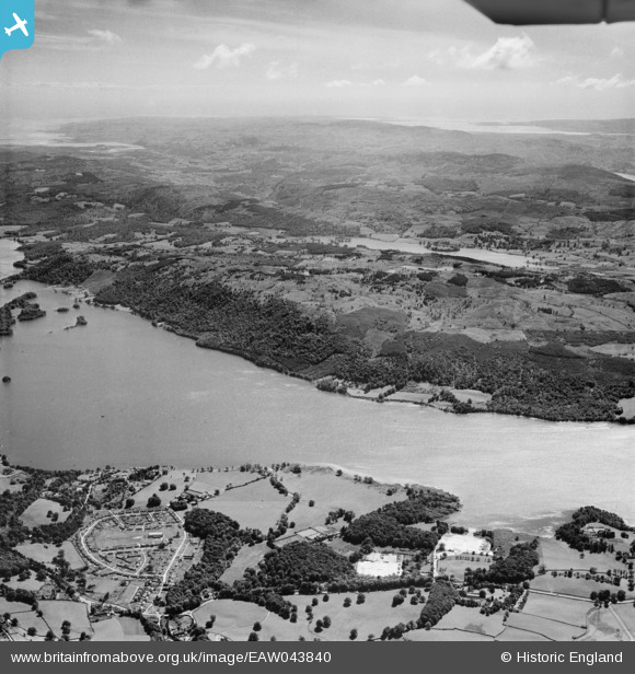 EAW043840 ENGLAND (1952). Windermere and The Heald viewed from the ...