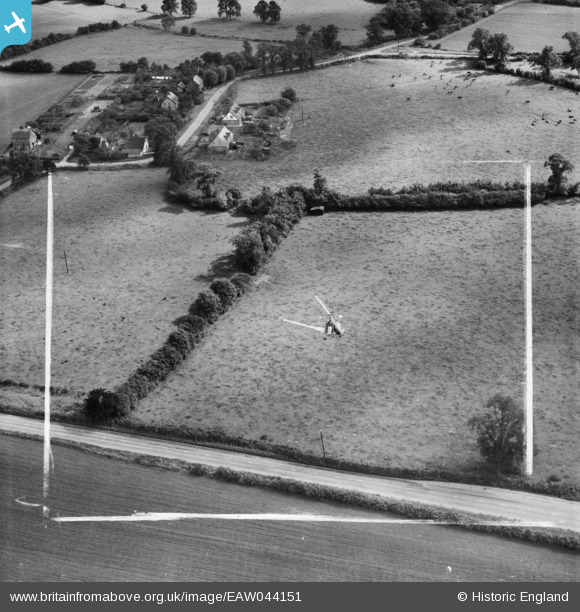 EAW044151 ENGLAND (1952). A helicopter in flight, Cradle End, 1952 ...